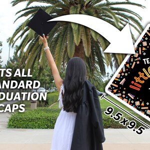 Early Childhood Education Grad Cap Topper: Printed Cardstock Design - Etsy