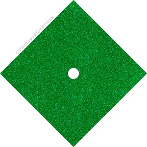 Green Glitter CARDSTOCK for Grad Cap BLANK Template Glitter Grad Cap ...