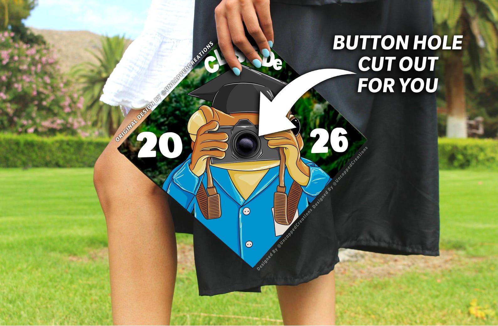 Bad Bunny Graduation Cap | PRINTED Grad Cap Topper | Last Minute ...