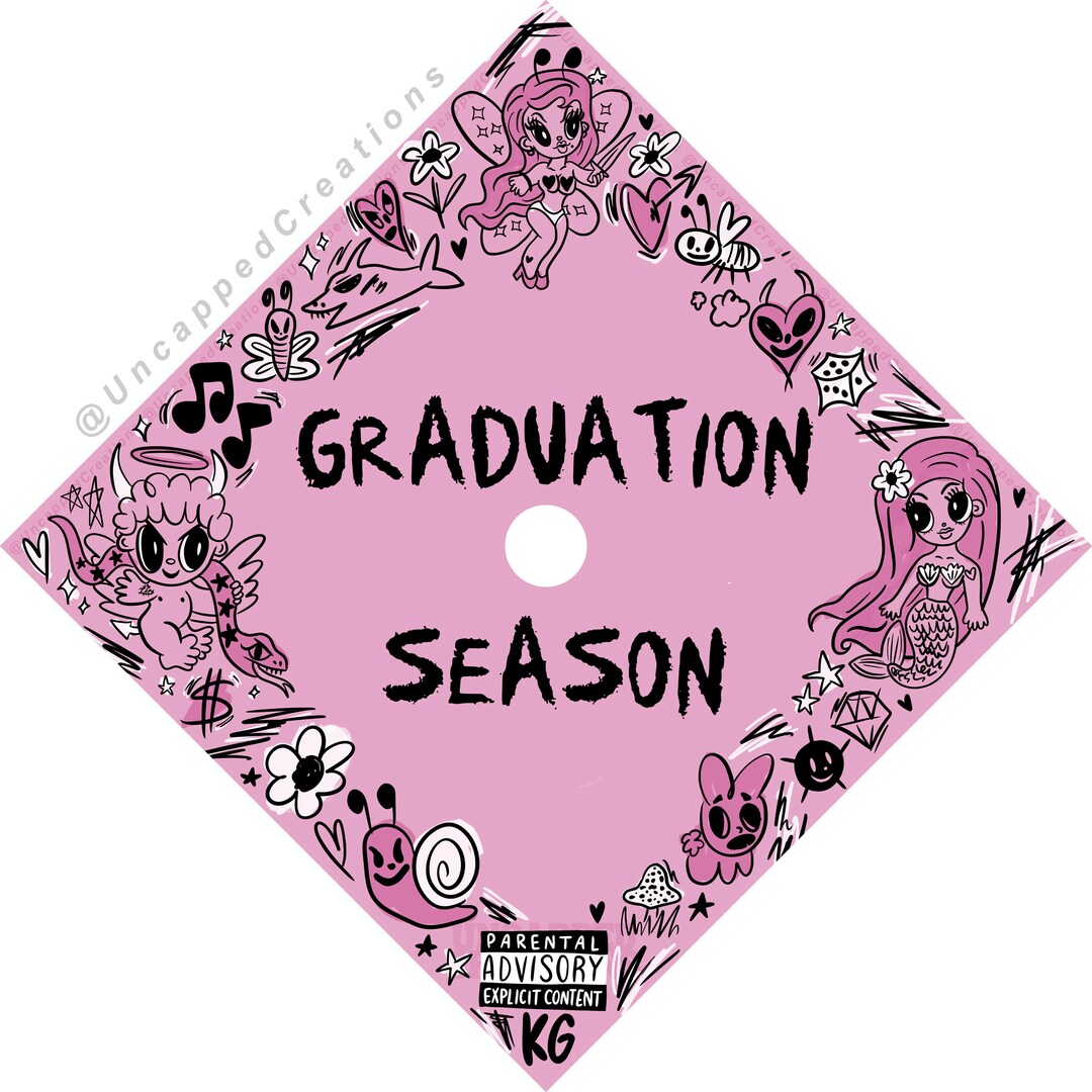Karol G Grad Cap Design CARDSTOCK Graduation Cap Design Album, Music ...
