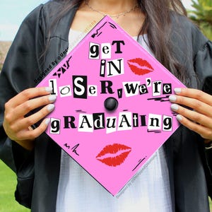 Mean Girls Grad Cap Design | CARDSTOCK Printed Cap Topper | Burn Book ...
