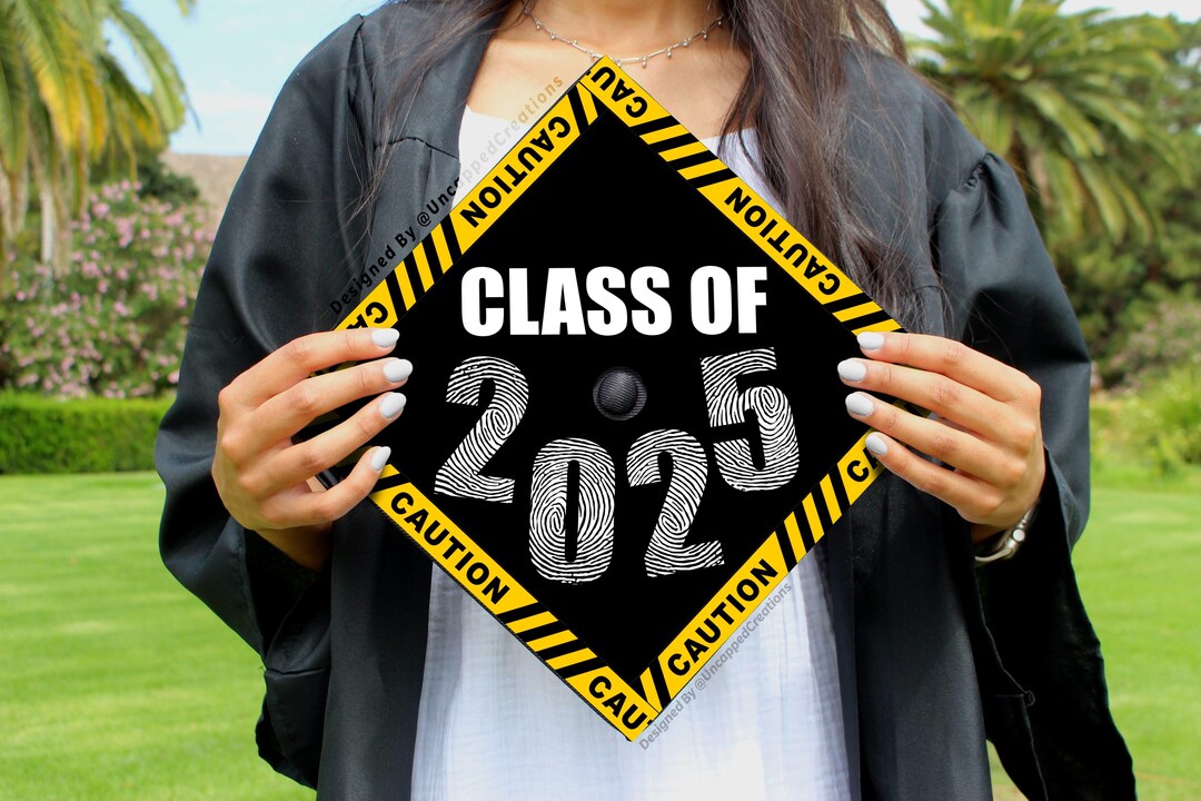Forensics Grad Cap Design | CARDSTOCK Graduation Cap Design | Police ...
