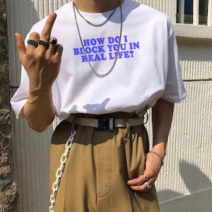 Block You in Real Life T-shirt - Etsy