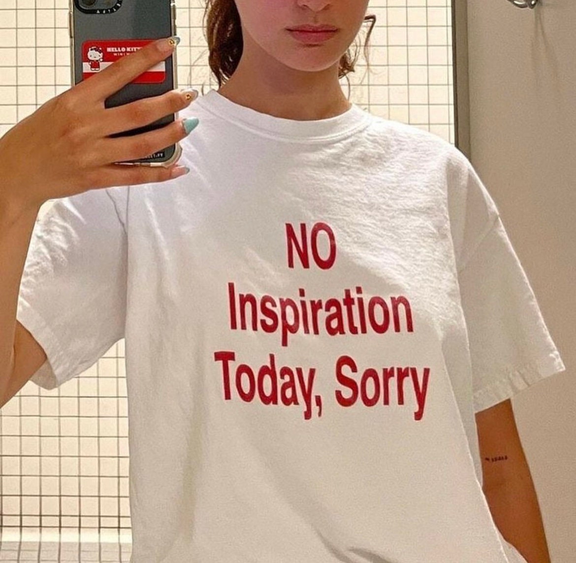 No Inspiration Today I'm Sorry T-shirt - Etsy