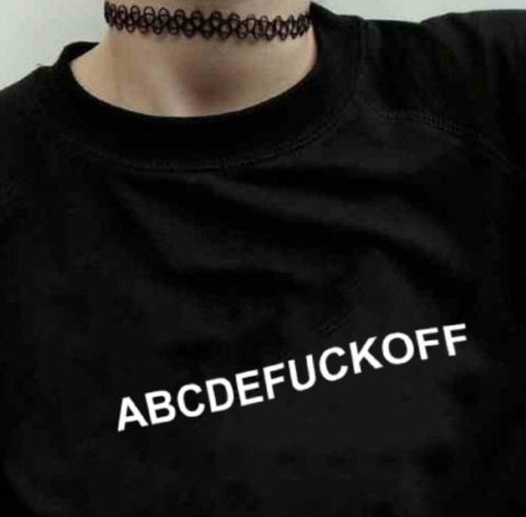 ABCDEFUCKOFF T-shirt - Etsy