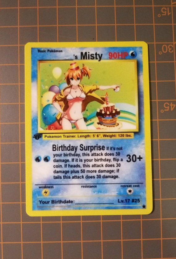 Custom Misty Pokemon Card Custom Misty Pokemon Card
