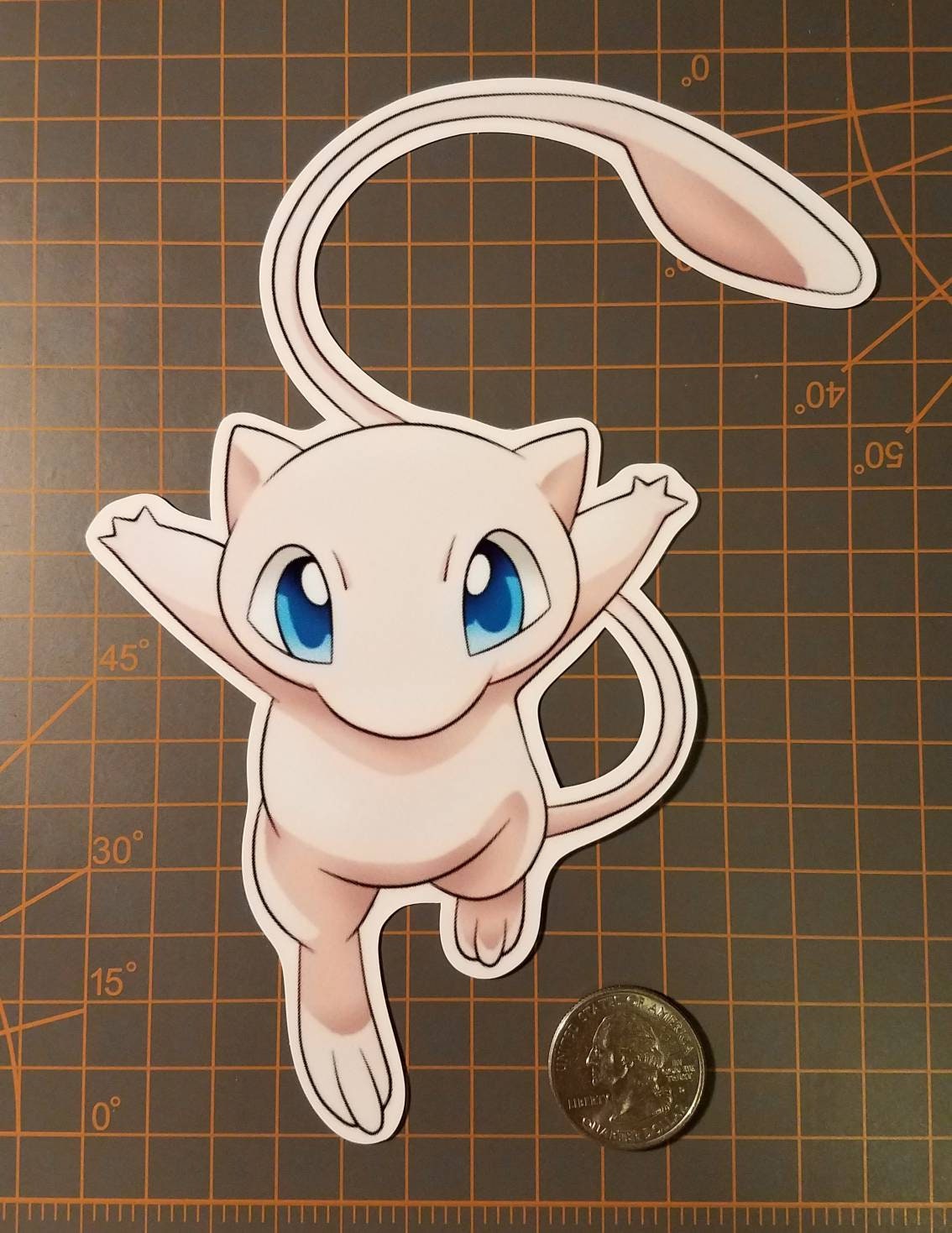 Pokemon Mew Sticker | Etsy