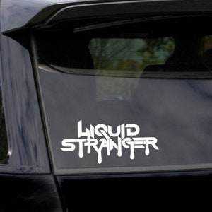 Liquid Stranger Decal EDM Car Laptop Phone Window Bumper Sticker ...