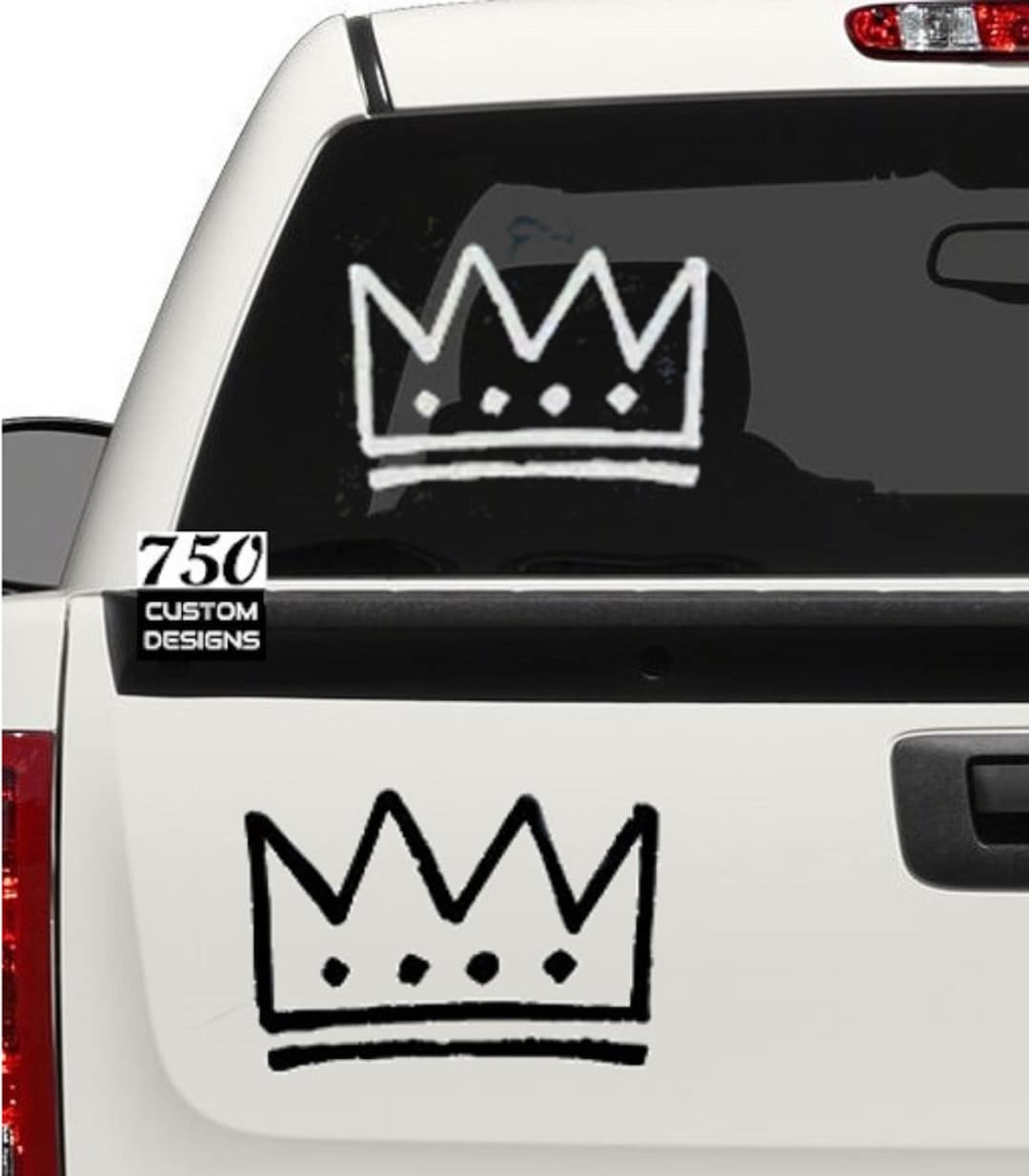 Crown Vinyl Decal EDM Car Laptop Phone Window Bumper Sticker - Etsy