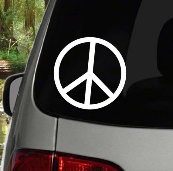 Peace Sign Decal /multiple Colors | Etsy