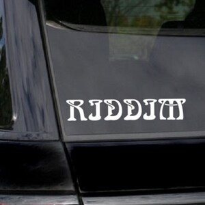 Riddim Vinyl Decal EDM Car Laptop Phone Window Bumper - Etsy