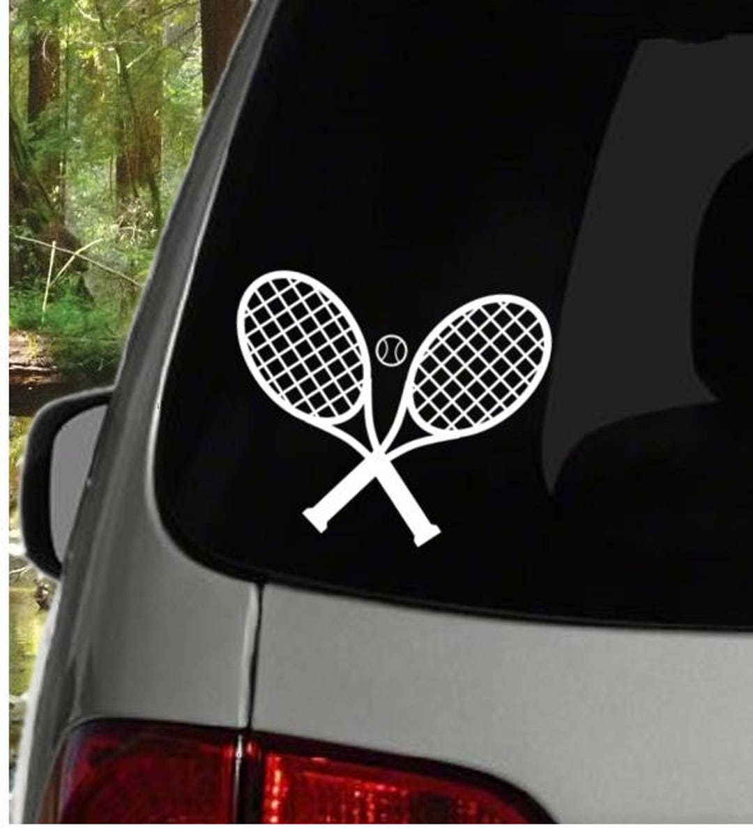 Tennis Ball and Rackets Decal /multiple Colors - Etsy