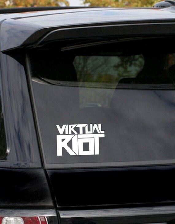Virtual Riot Vinyl Decal EDM Car Laptop Phone Window | Etsy