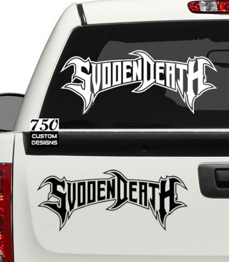 Sudden Death Vinyl Decal EDM Car Laptop Phone Window - Etsy
