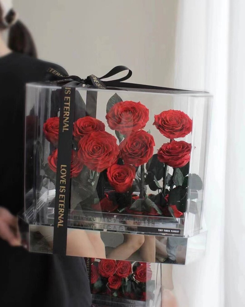 Preserved Flower Big Roses Prince Garden Eternal Love - Etsy