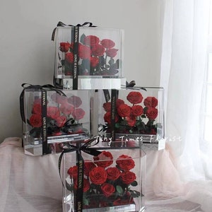 Preserved Flower Big Roses Prince Garden Eternal Love - Etsy