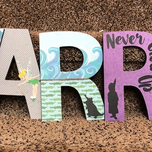 Girl Peter Pan Letters - Etsy