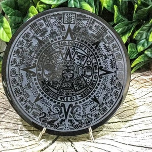 Obsidian Calendar, Aztec Stone of the Sun - Etsy