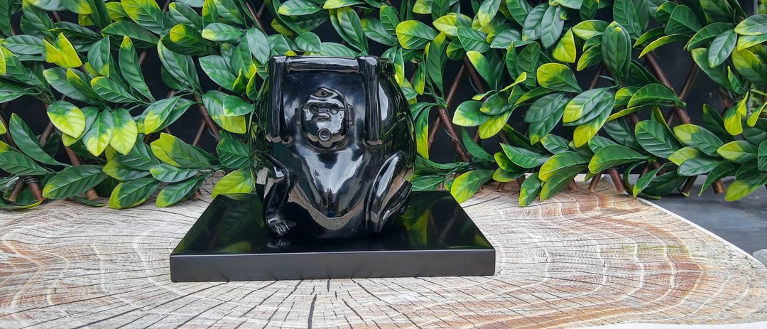 Obsidian Monkey Jar From Texcoco (replica) - Etsy