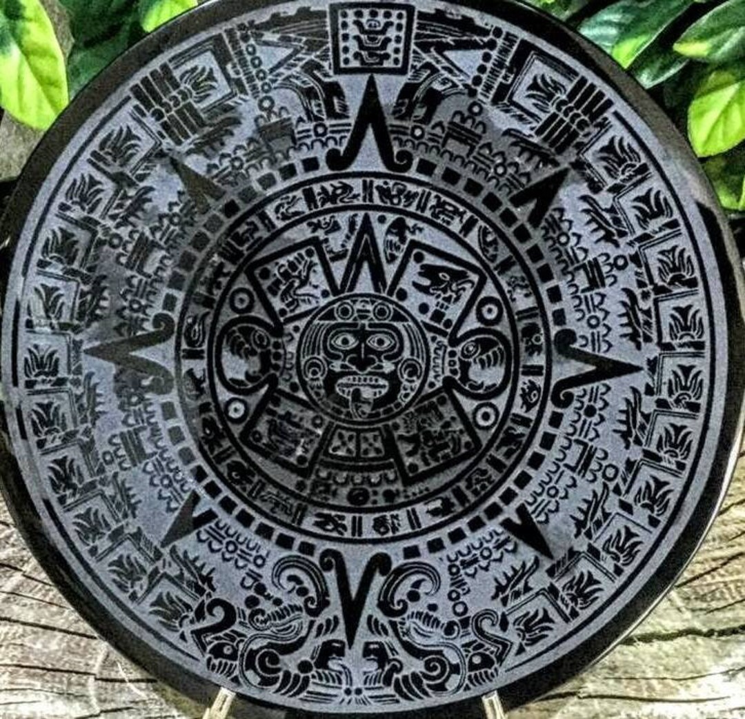 Obsidian Calendar, Aztec Stone of the Sun - Etsy