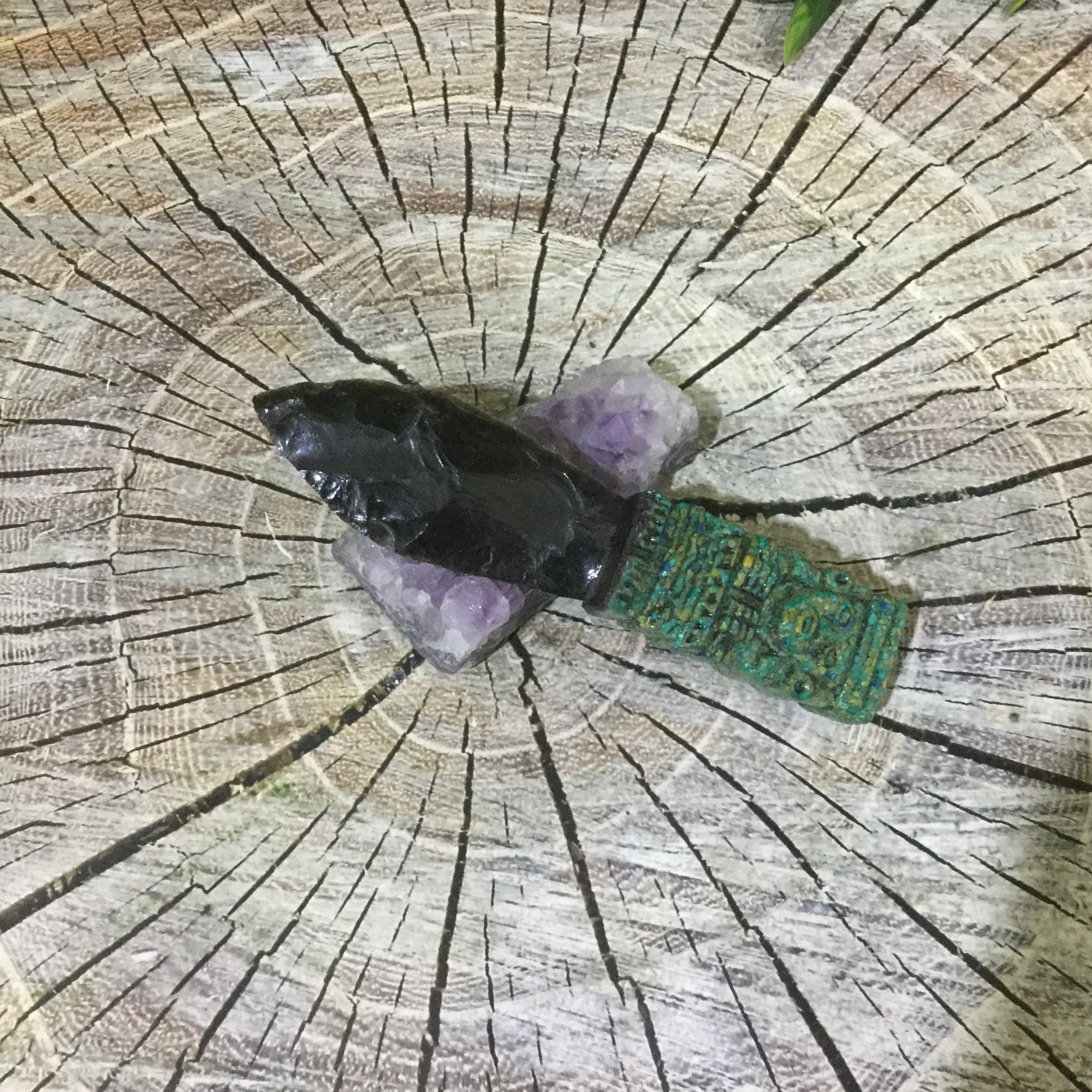 Obsidian Knife Ceremonial Obsidian Dagger | Etsy