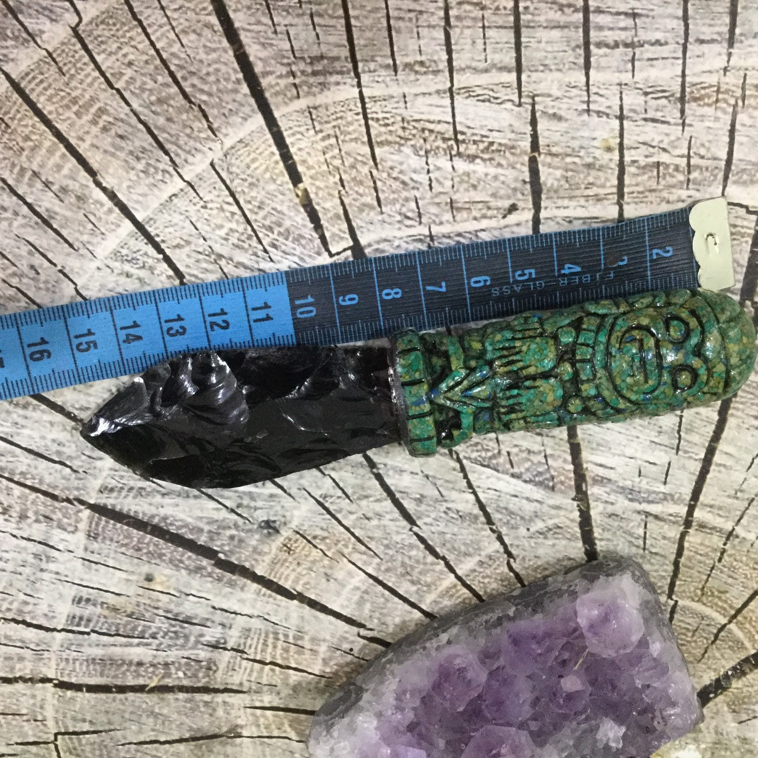 Atlantean Obsidian Knife Ceremonial Obsidian Dagger - Etsy