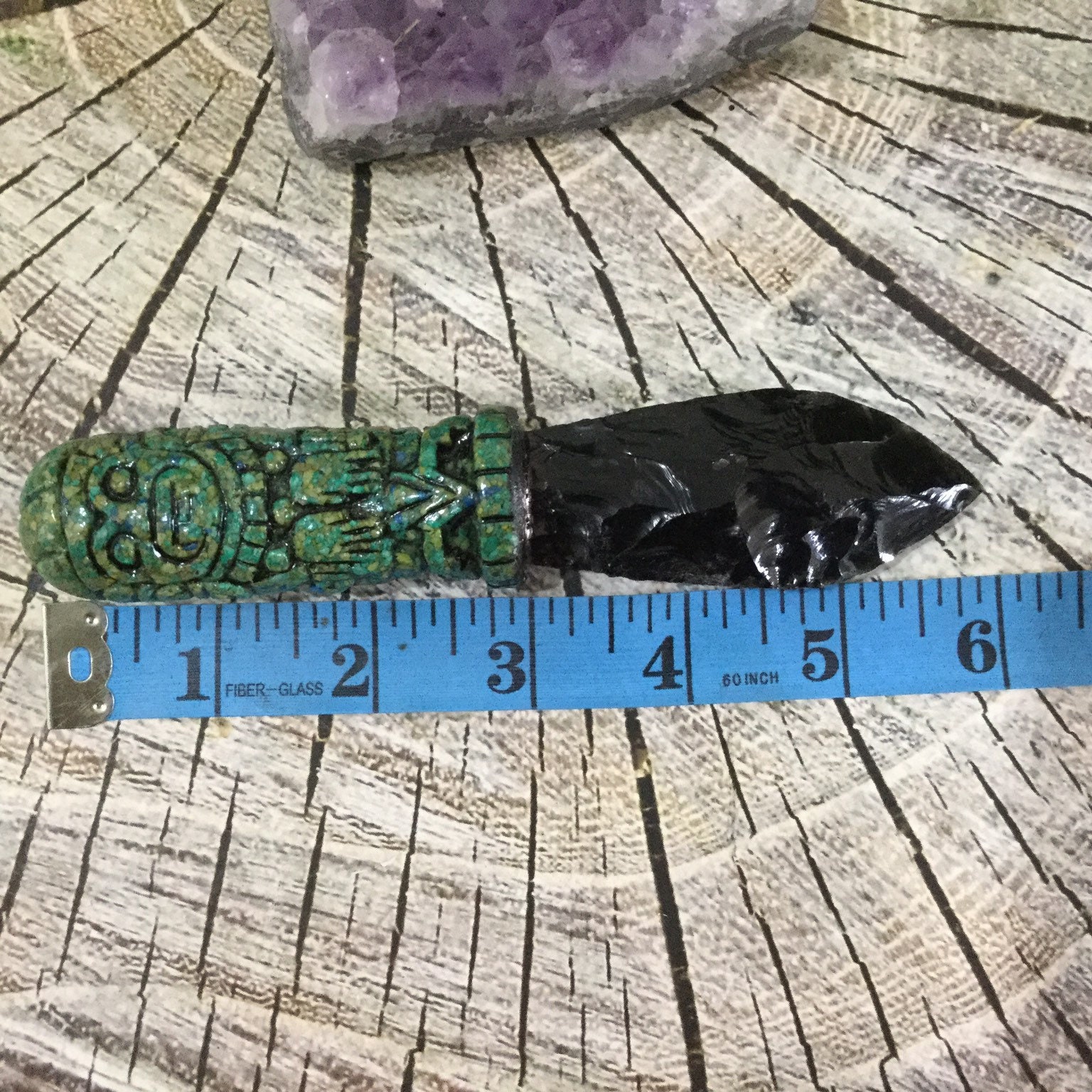 Atlantean Obsidian Knife Ceremonial Obsidian Dagger - Etsy