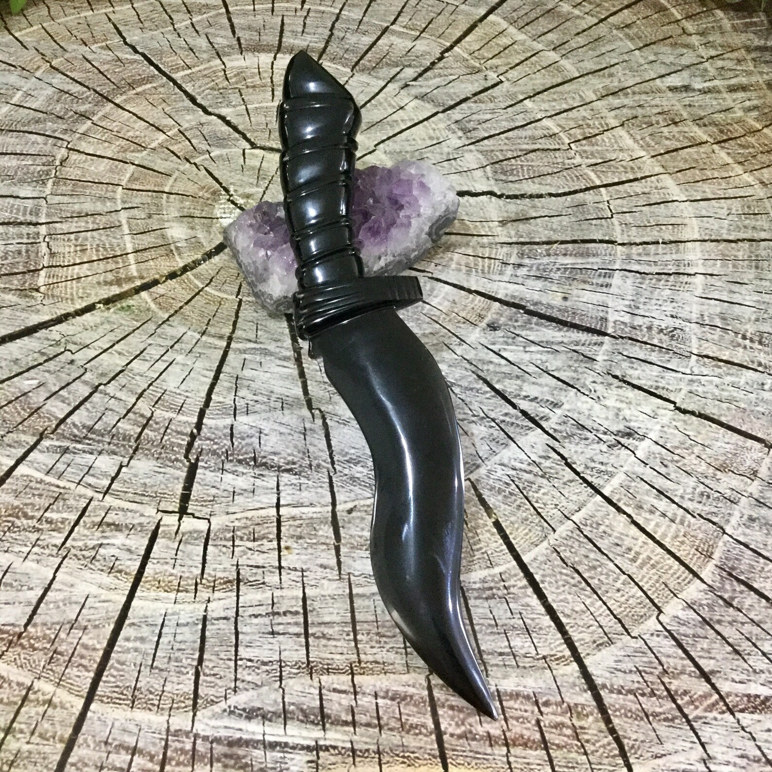 Obsidian Sword Opens Large Obsidian Cards Gift for Him | Etsy
