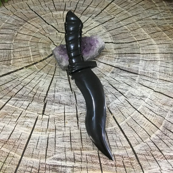Obsidian Sword Opens Large Obsidian Cards Gift for Him | Etsy