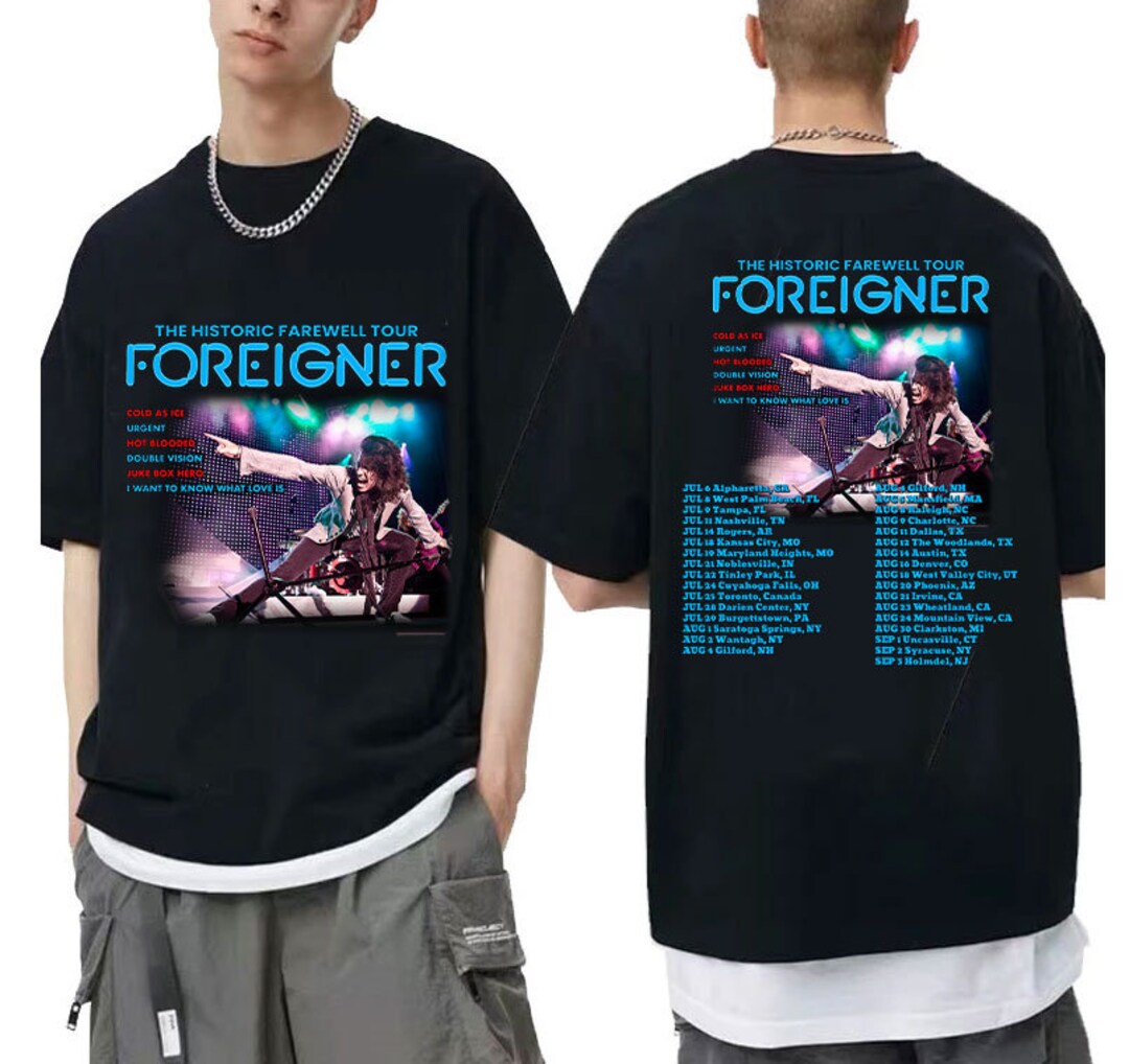 Foreigner 2023 Concert Png Foreigner Png for Fan Foreigner - Etsy