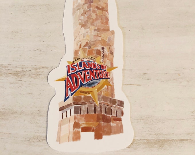 Islands of Adventure Sticker Universal IOA Sticker Islands of Adventure ...