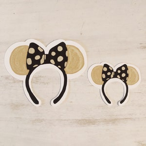 Minnie Mouse Ears Sticker Minnie Ears Sticker Disney Ears Sticker ...
