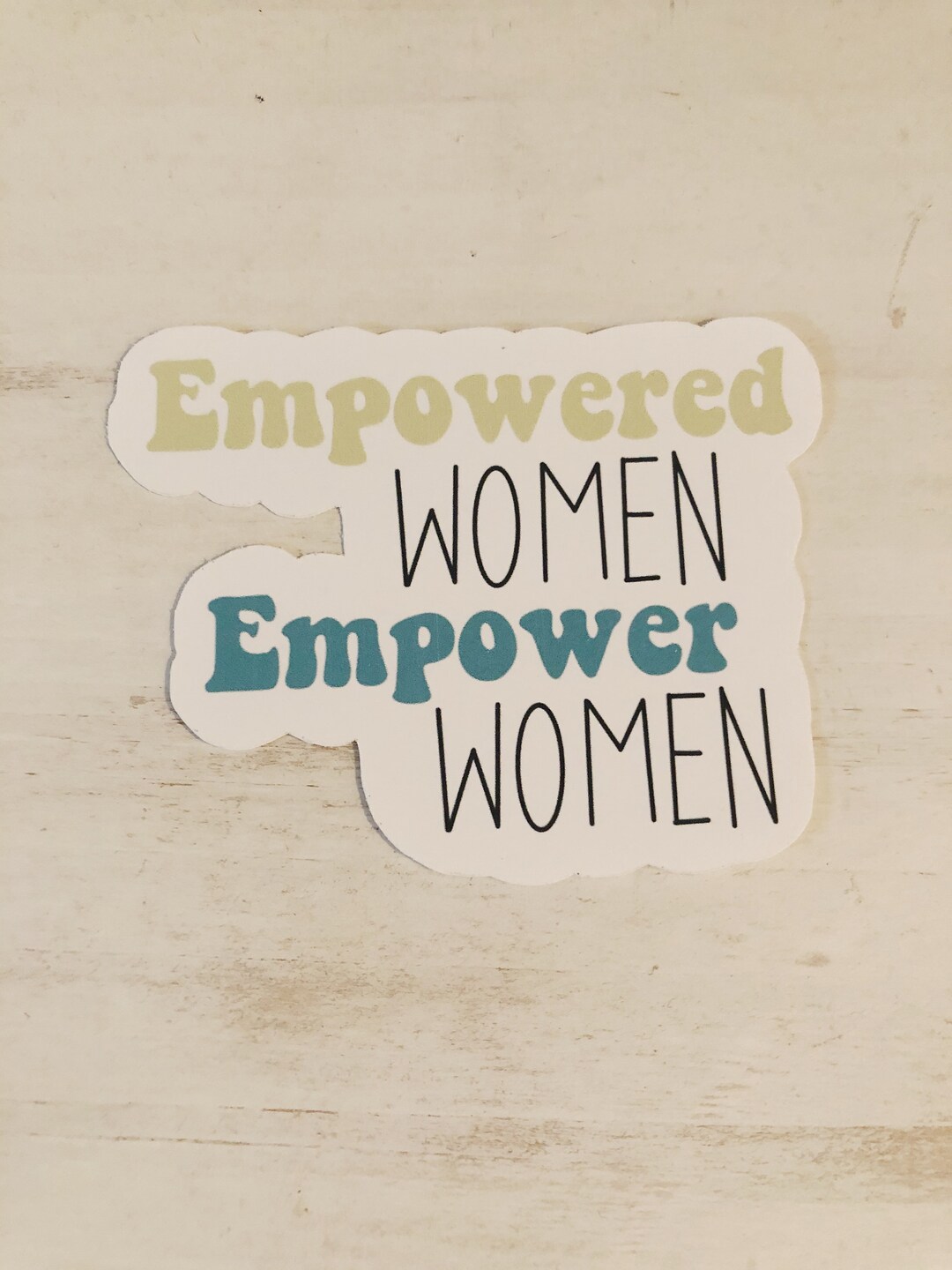 Empowered Women Sticker Empowered Women Empower Women Laptop Sticker ...