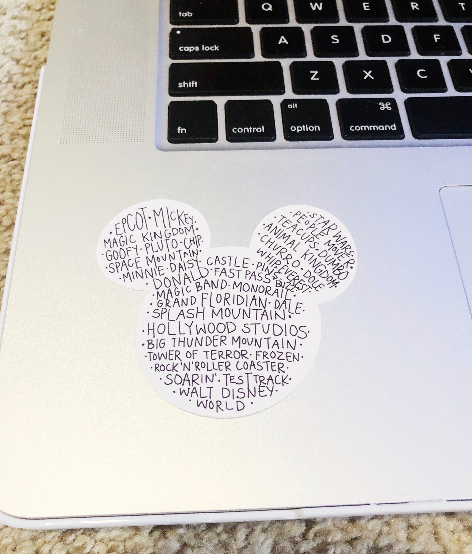 Walt Disney World Favorites Sticker Disney World Essentials - Etsy