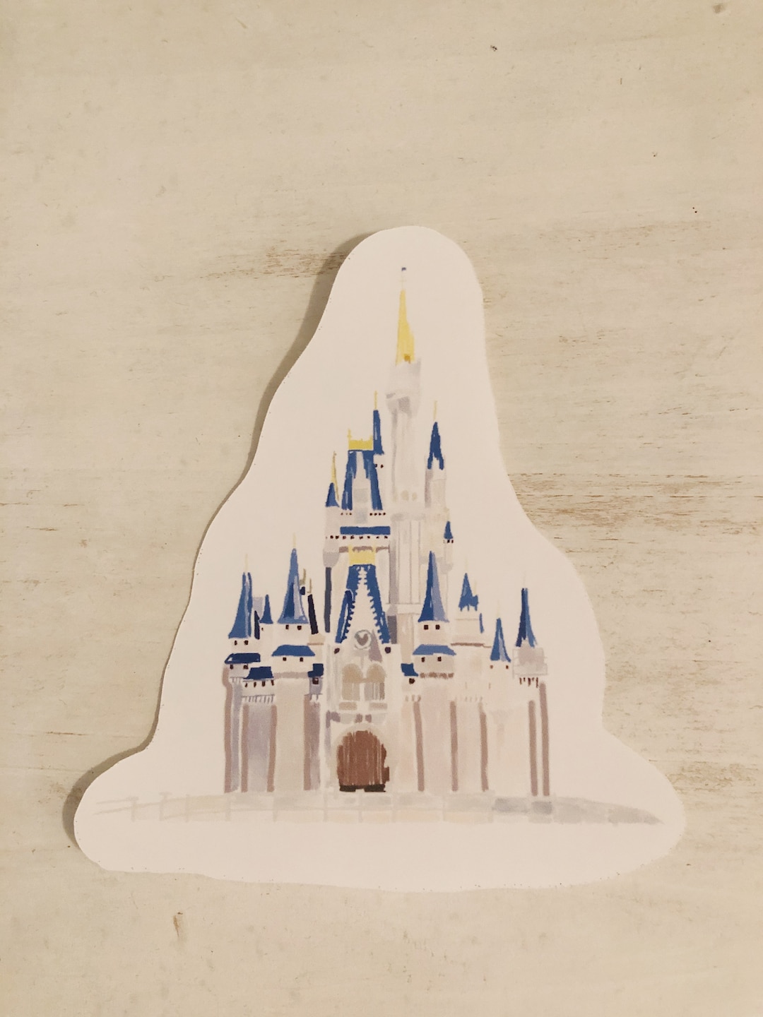 Walt Disney World Castle Sticker Cinderella's Castle - Etsy
