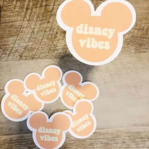 Disney Vibes Sticker Disney Sticker Mickey Mouse Sticker | Etsy