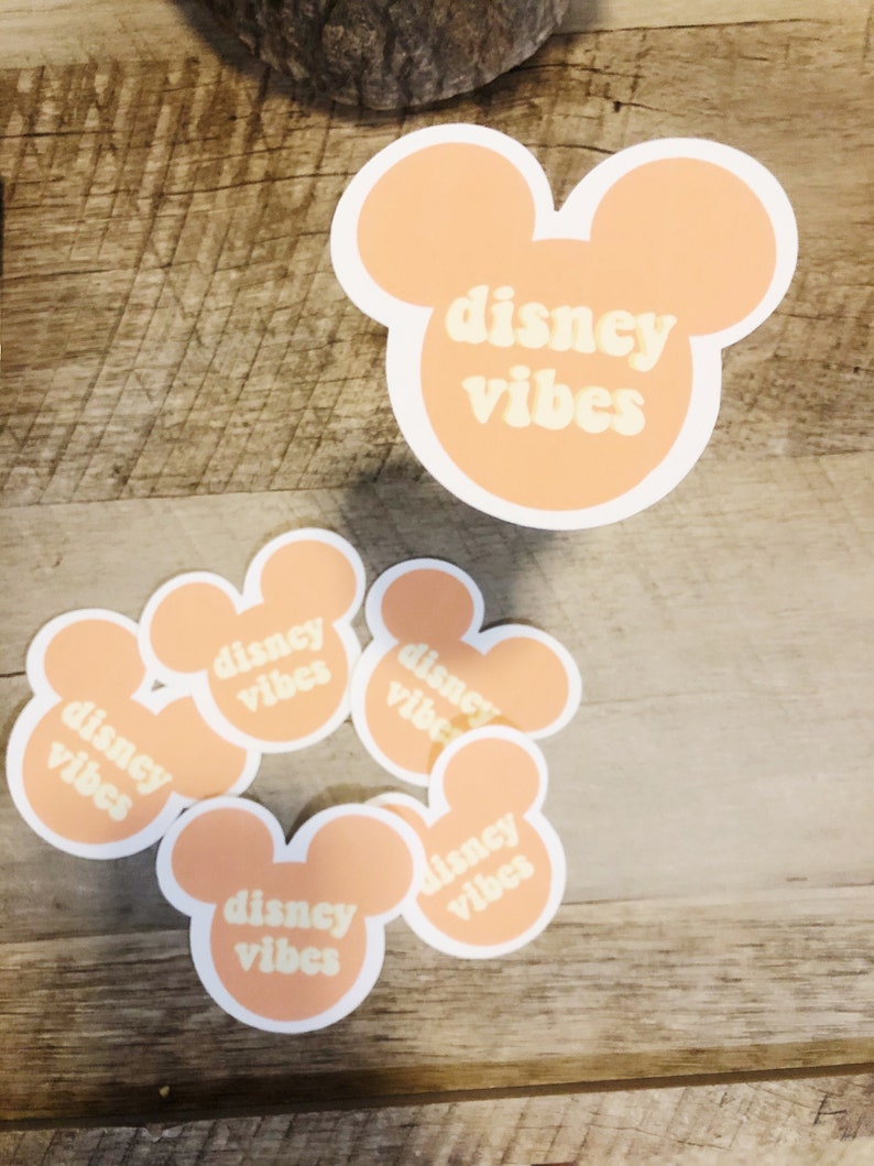 Disney Vibes Sticker Disney Sticker Mickey Mouse Sticker - Etsy