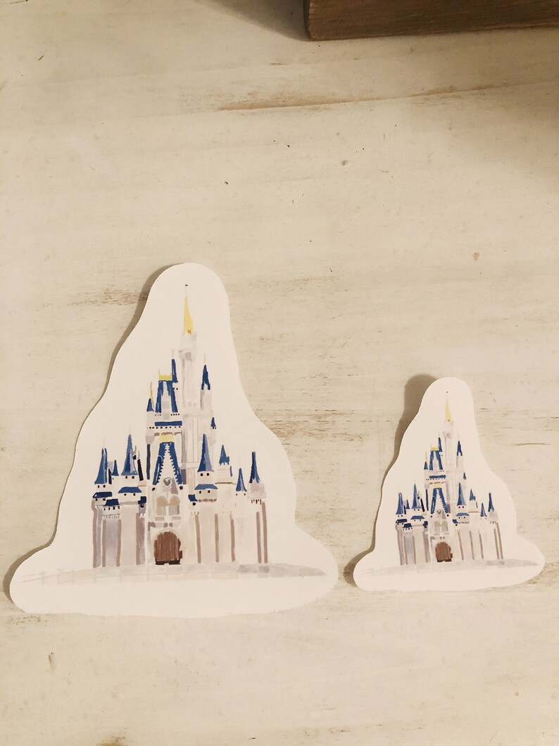 Walt Disney World Castle Sticker Cinderella's Castle - Etsy