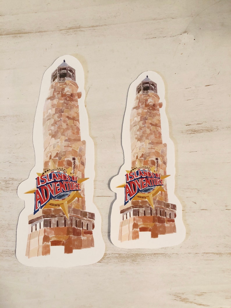 Islands of Adventure Lighthouse Sticker | Waterproof Decal - Etsy
