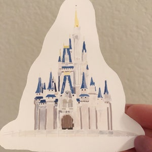 Walt Disney World Castle Sticker Cinderella's Castle - Etsy