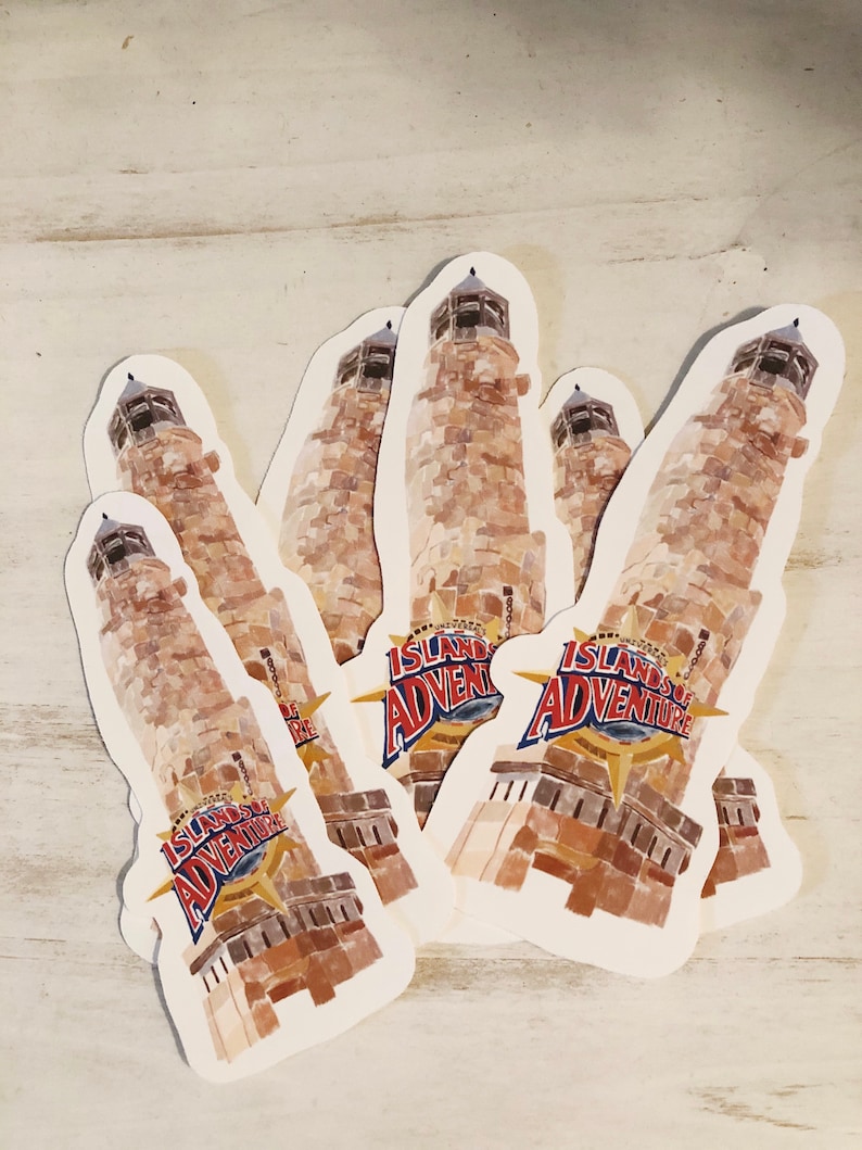 Islands of Adventure Lighthouse Sticker | Waterproof Decal - Etsy