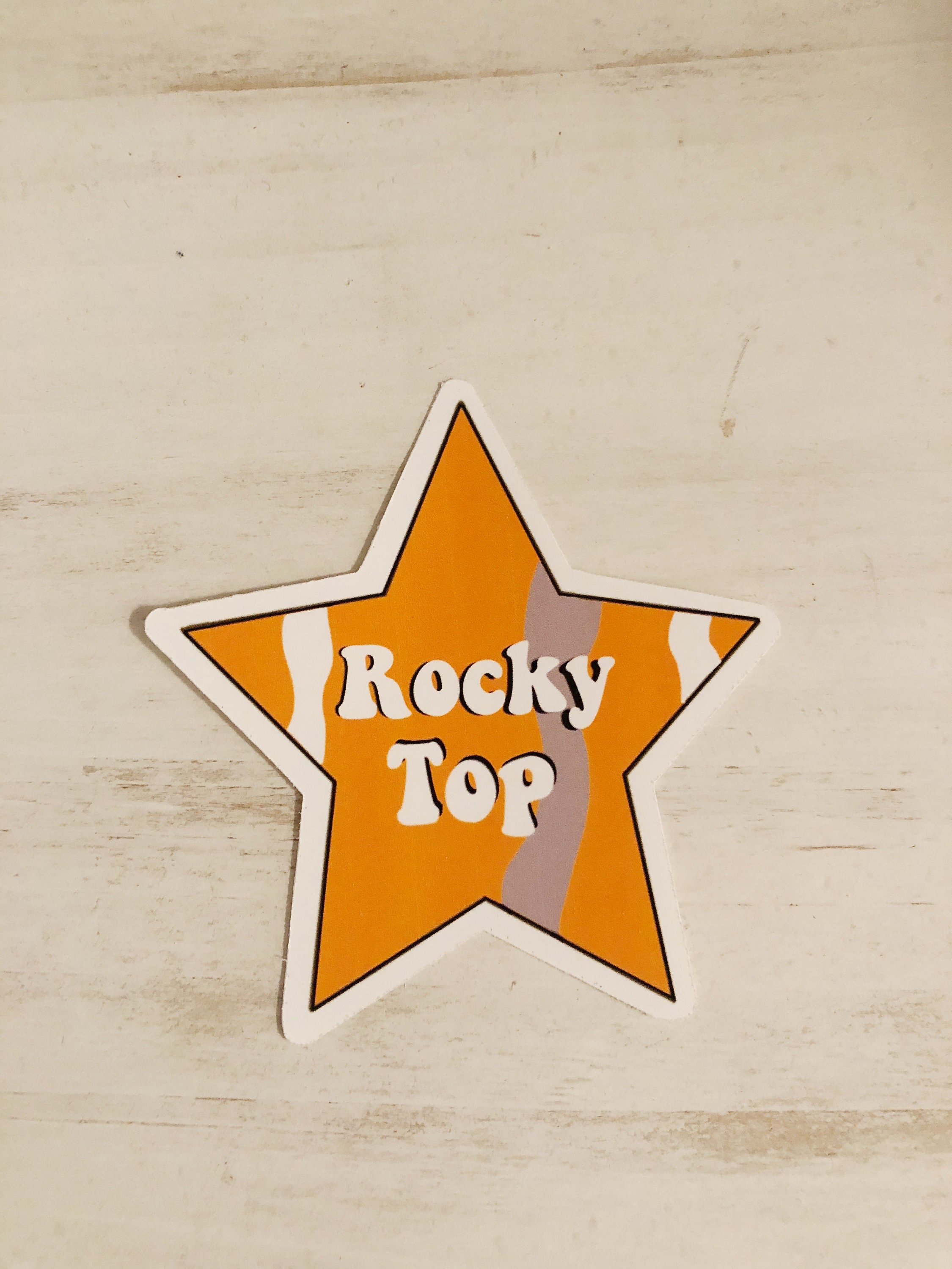 Tennessee Star Sticker / Rocky Top Star Sticker / TN Vols Sticker ...