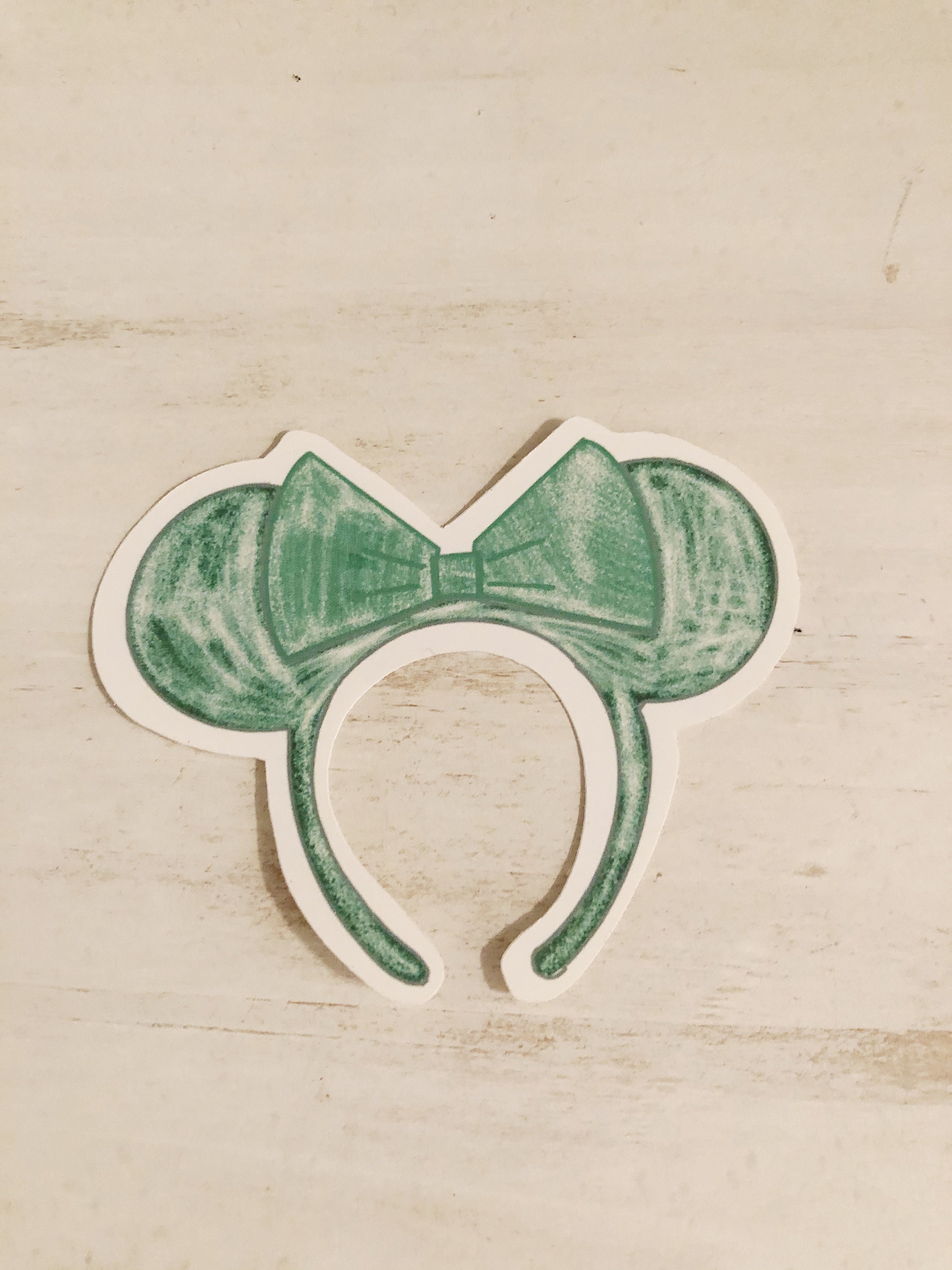 Minnie Mouse Ears Sticker Minnie Ears Sticker Disney Ears - Etsy