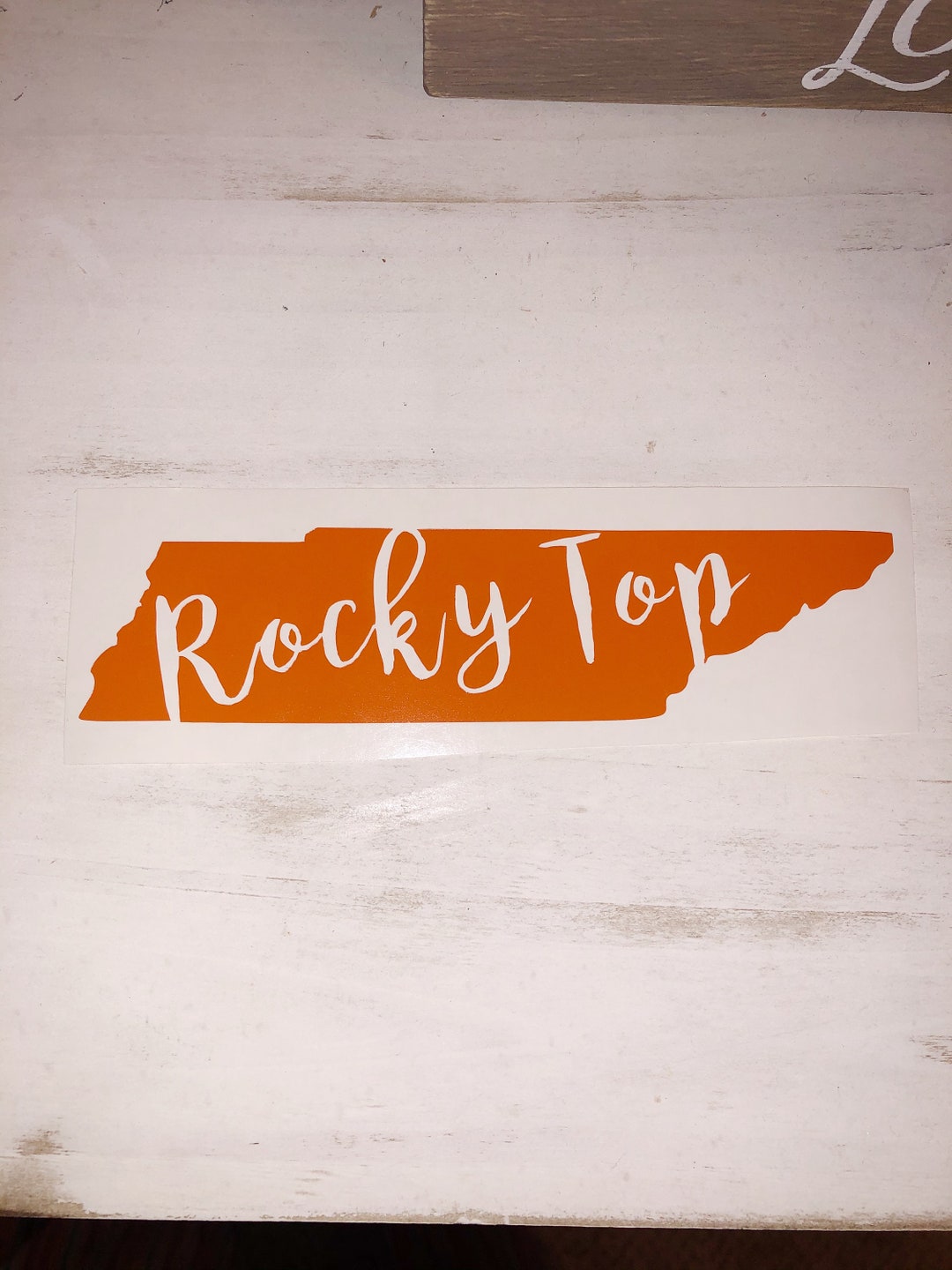 Rocky Top Tennessee Decal | State of Tennessee Sticker | Tennessee Vols ...