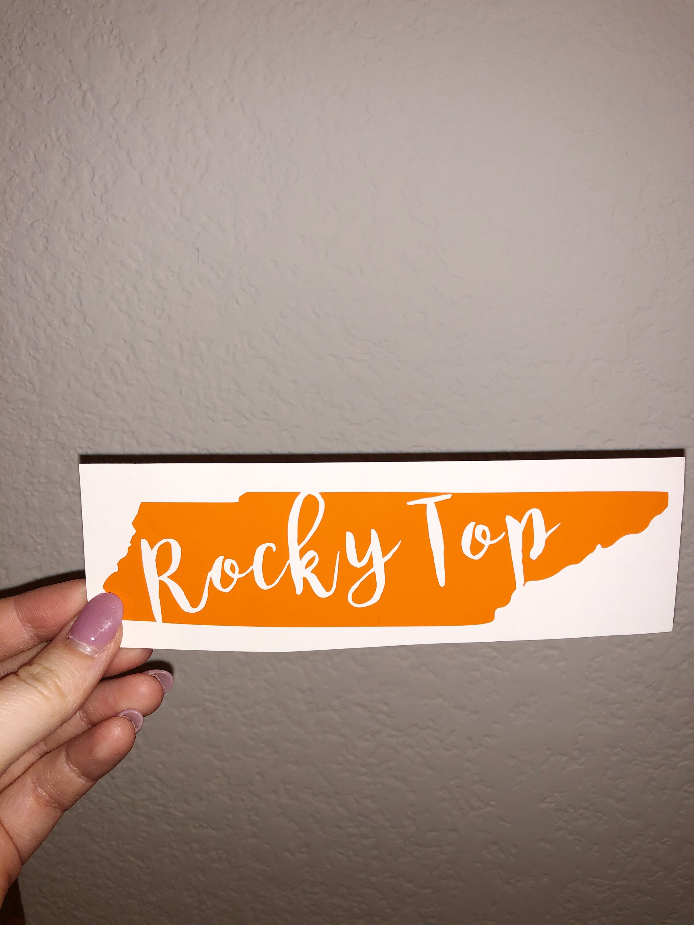 Rocky Top Tennessee Decal | State of Tennessee Sticker | Tennessee Vols ...