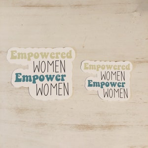 Empowered Women Sticker Empowered Women Empower Women Laptop Sticker ...