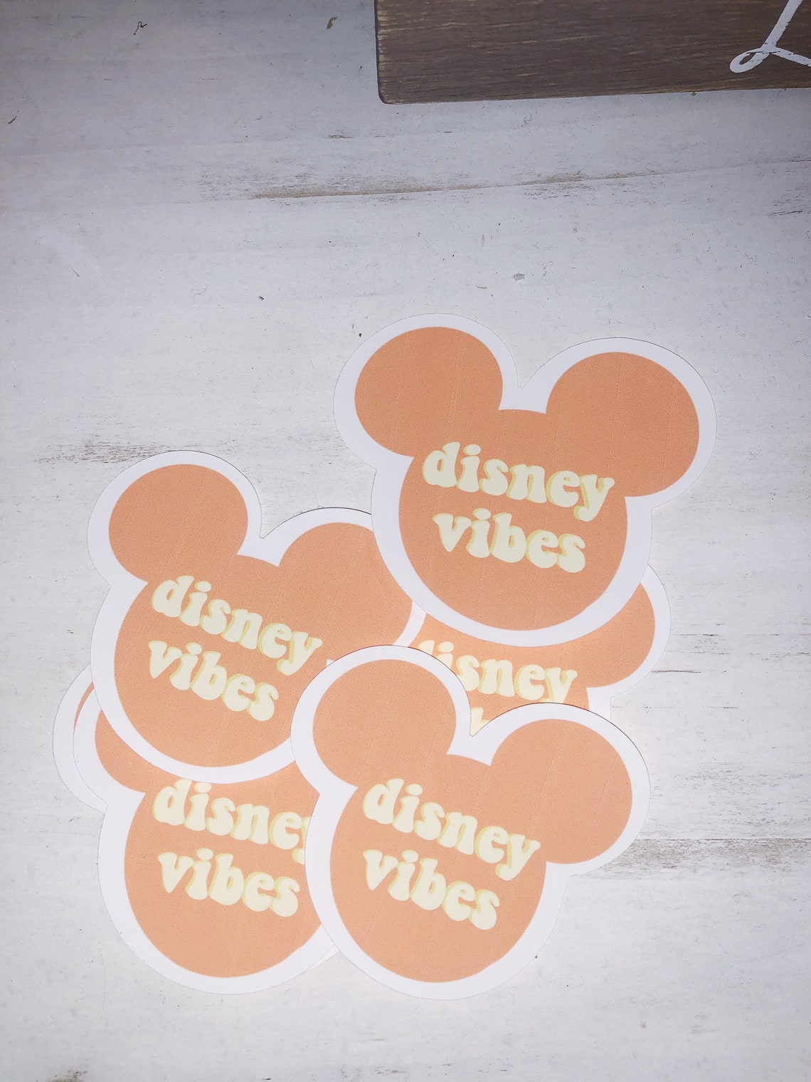 Disney Vibes Sticker Disney Sticker Mickey Mouse Sticker - Etsy