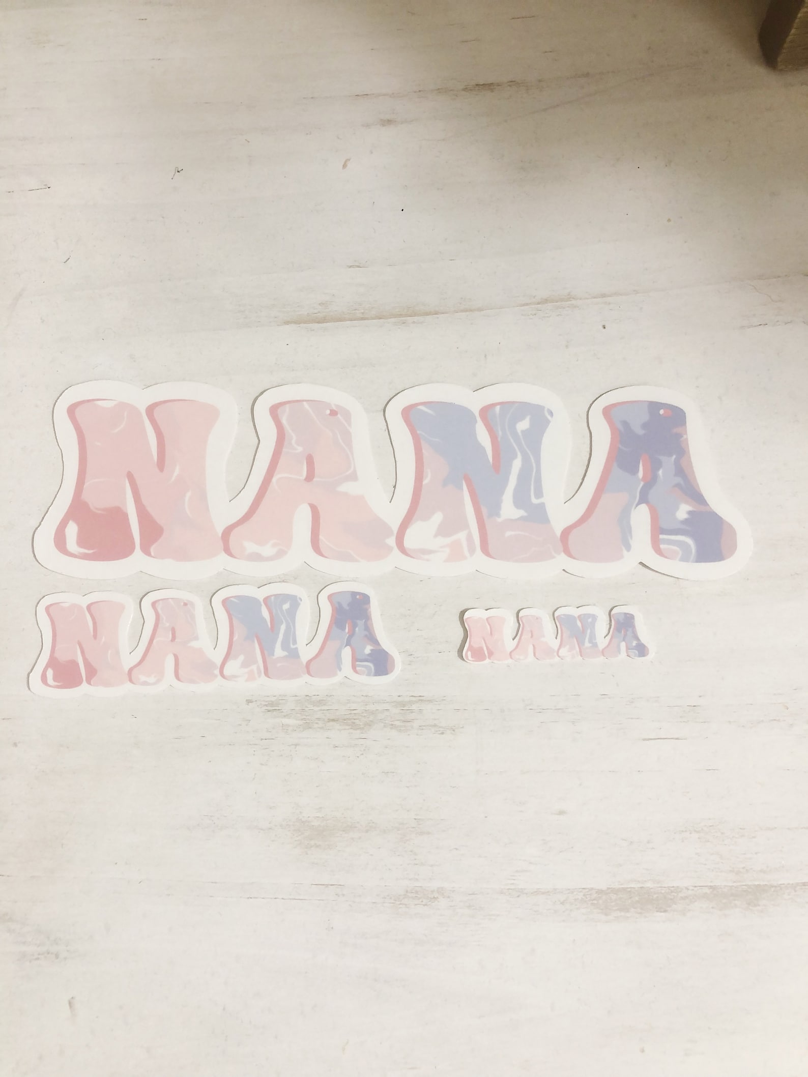Nana Sticker Marble Nana Sticker Watercolor Nana Sticker - Etsy