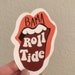 Alabama Roll Tide Lips Sticker | Bama Fan Decal - Etsy
