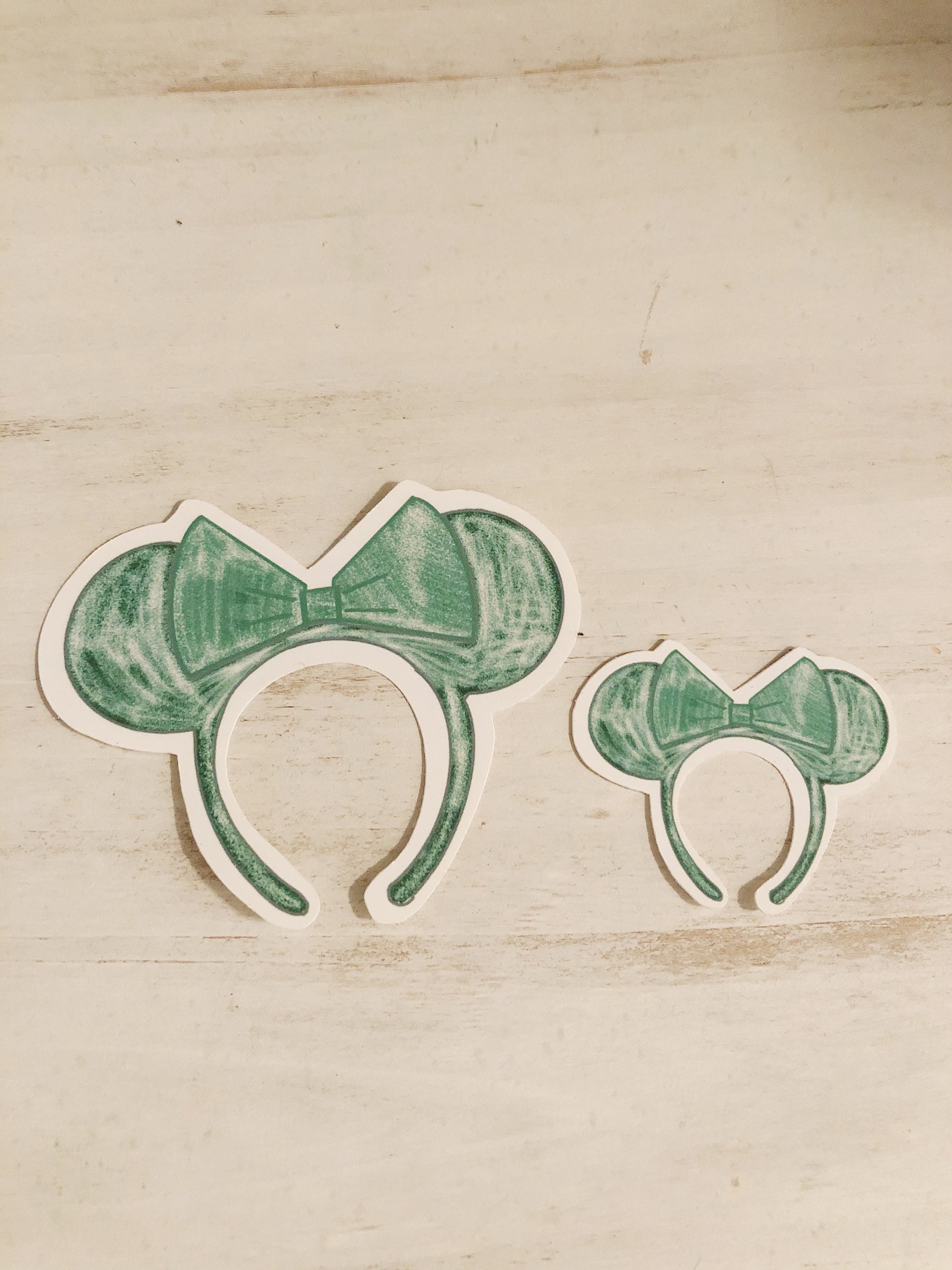 Minnie Mouse Ears Sticker Minnie Ears Sticker Disney Ears - Etsy